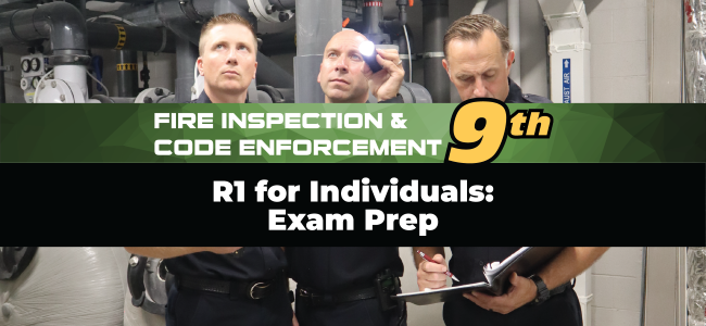Exam Prep - Fire Inspection and Code Enforcement, 9th Edition | R1